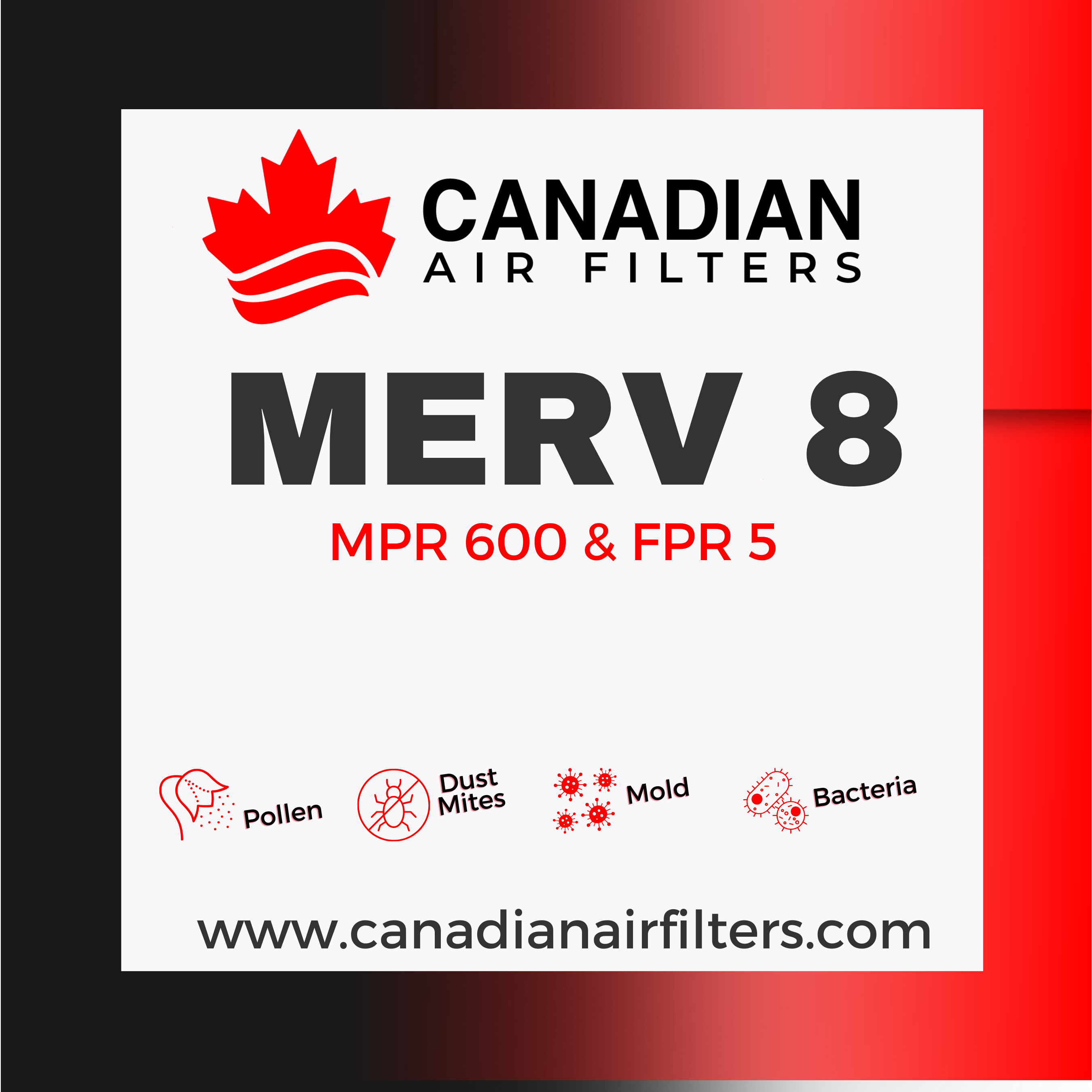 MERV 8 - Products | Canadian Air Filters